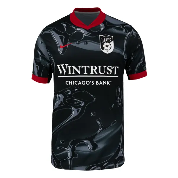 Nike Mallory Swanson Chicago Stars Fc 2025 Stadium Away Dri-fit Nwsl Replica Jersey - Black
