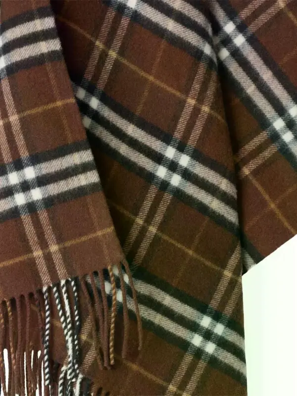 Burberry Tartan Cape - Brown