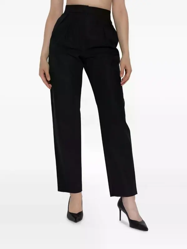 Max Mara Pleated Trousers - Black
