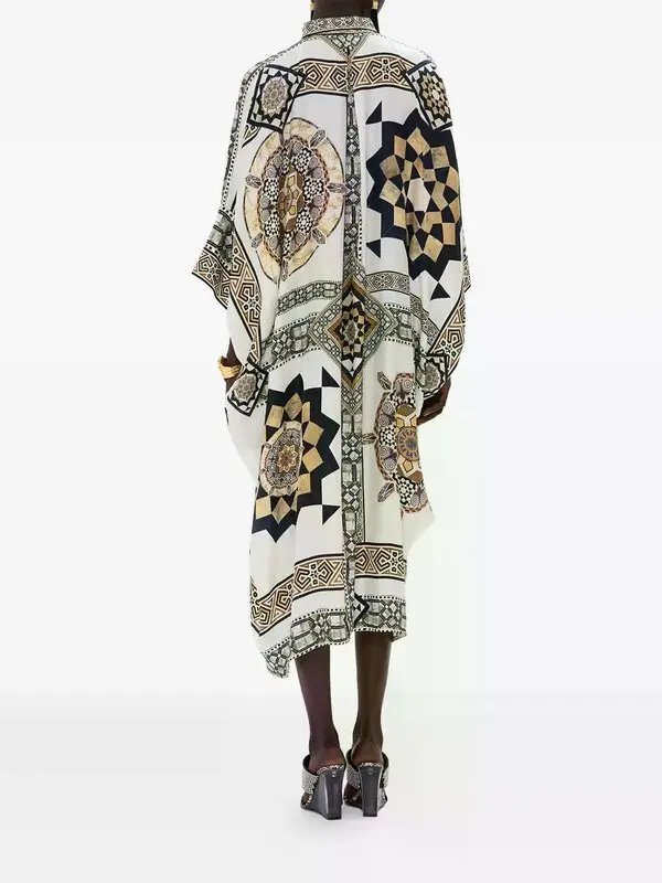 Camilla Tile Style-print Kaftan