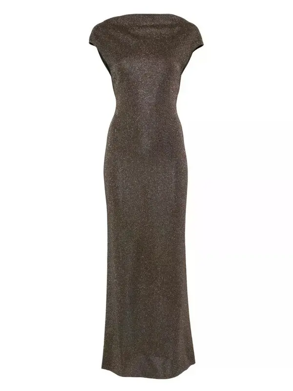 Max Mara Lurex-detail Dress