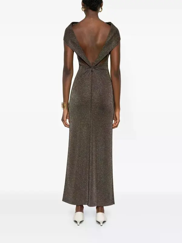 Max Mara Lurex-detail Dress