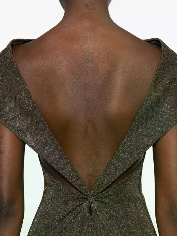 Max Mara Lurex-detail Dress
