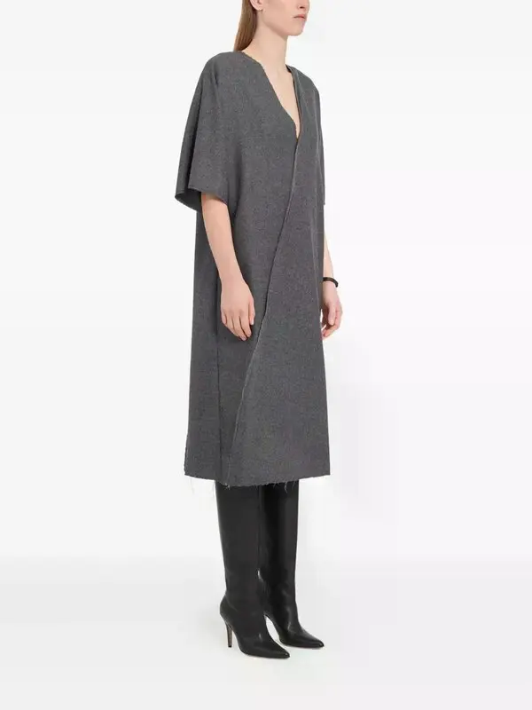 MAISON MARGIELA V-neck Midi Dress