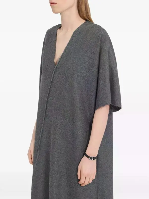 MAISON MARGIELA V-neck Midi Dress
