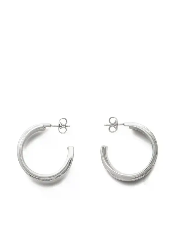 MAISON MARGIELA Triple Number Hoop Earrings