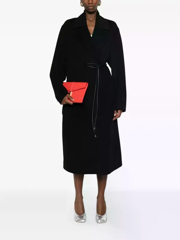 Sportmax Belted Coat - Black