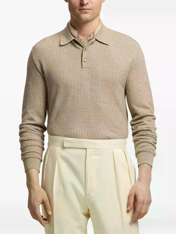 Ralph Lauren Purple Label Knitted Polo Shirt