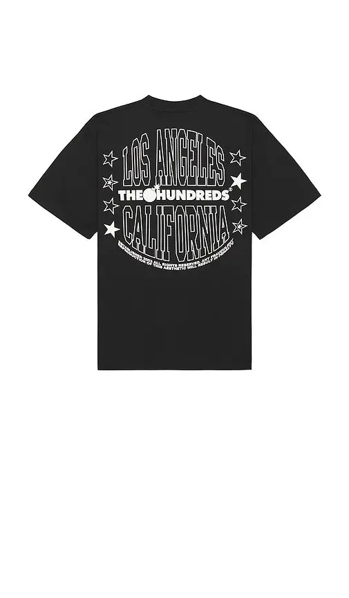 THE HUNDREDS Loaded Bar T-shirt In Black - Limo