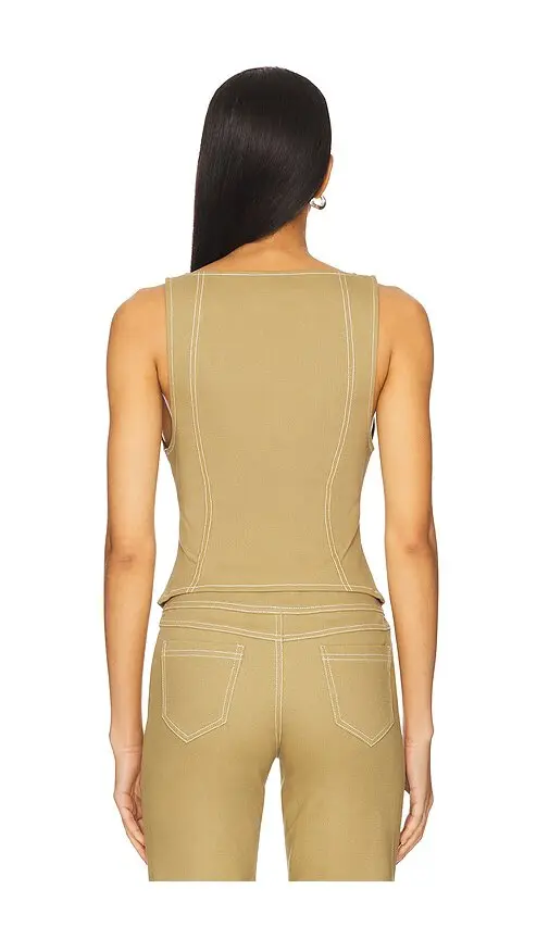 Ow Maple Top In Olive - 11% Off | Editorialist