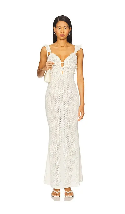 MORE TO COME Macie Maxi Dress - Cream
