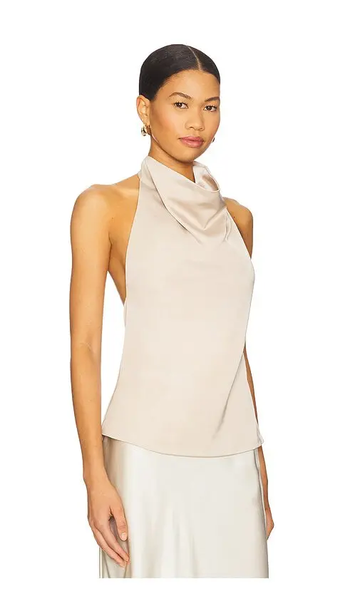ALL THE WAYS Beth Halter Top - Champagne