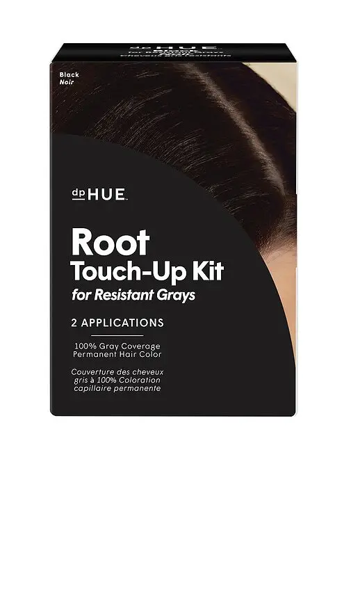 DPHUE Root Touch-up Kit For Resistant Grays - Black