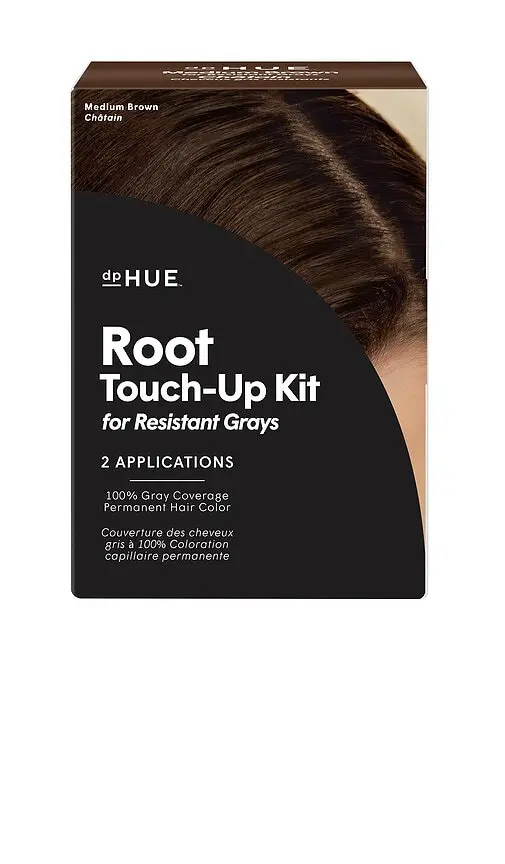 DPHUE Root Touch-up Kit For Resistant Grays - Medium Brown