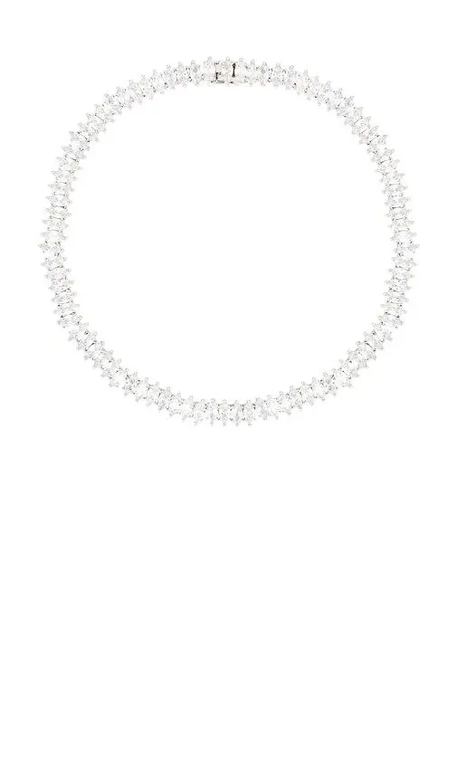 Eddie Borgo Marquise Riviera Necklace - Silver