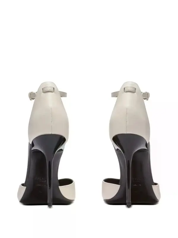 Balmain Leather Pumps - Neutrals