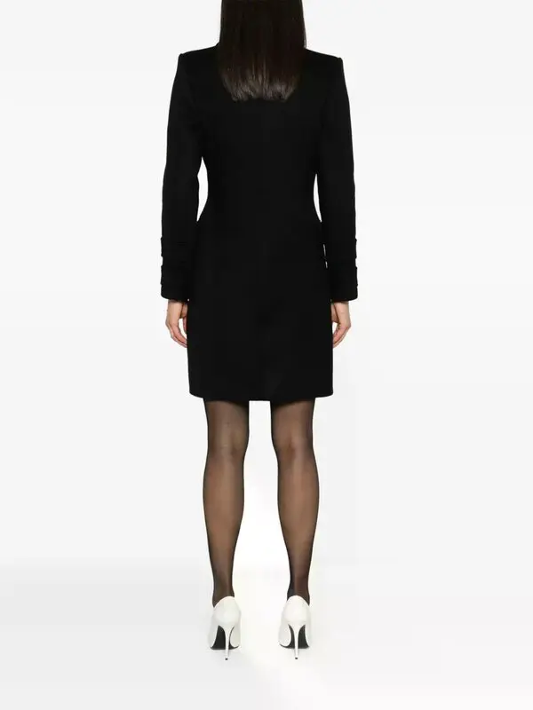 Balmain Double-breasted Wool Coat