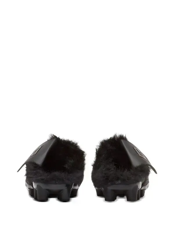 Balmain Half Time Slippers - Black