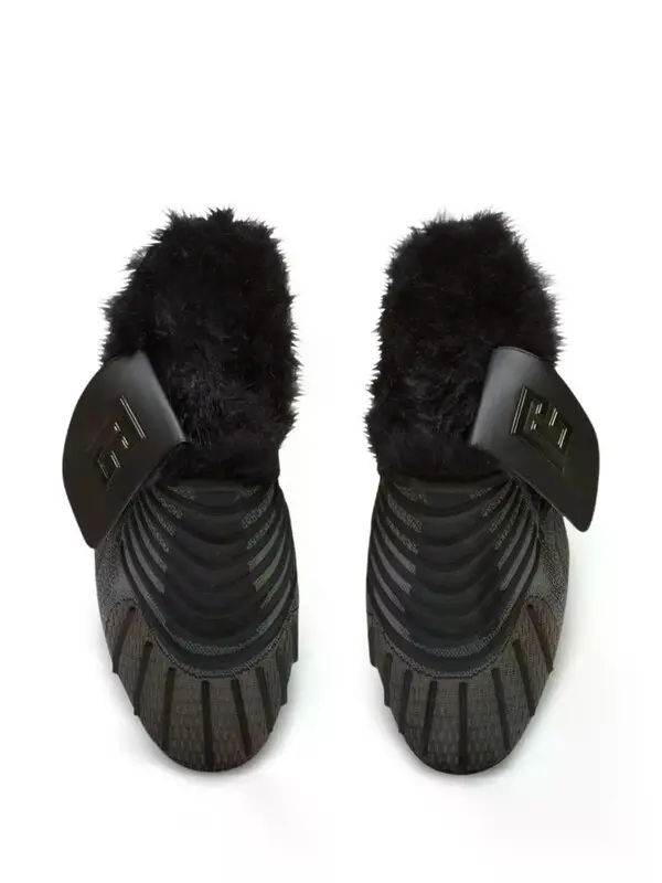 Balmain Half Time Slippers - Black