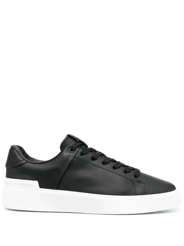 Balmain B-court Low-top Sneakers - Black