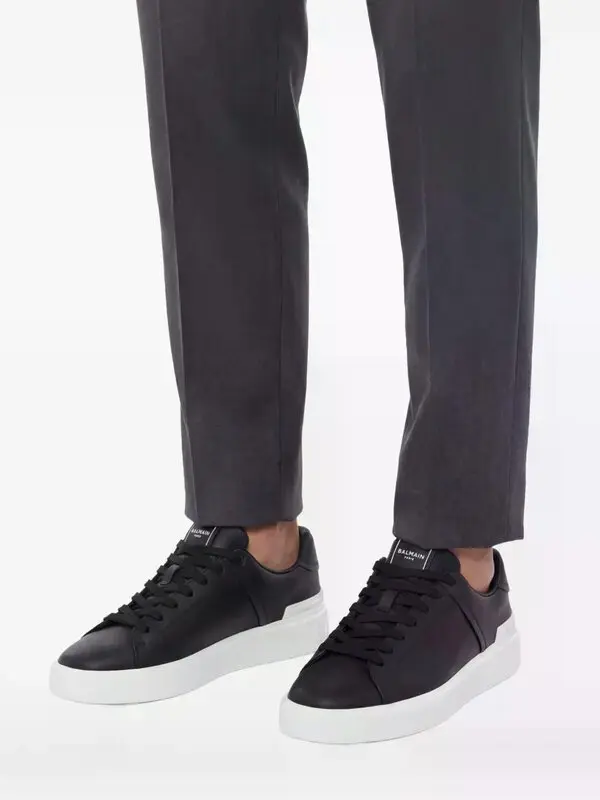 Balmain B-court Low-top Sneakers - Black