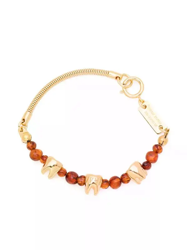 IN GOLD WE TRUST PARIS Sacred Tooth Necklace - Brown