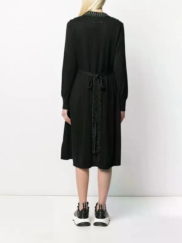 MAISON MARGIELA Spliced Bib Knit Dress