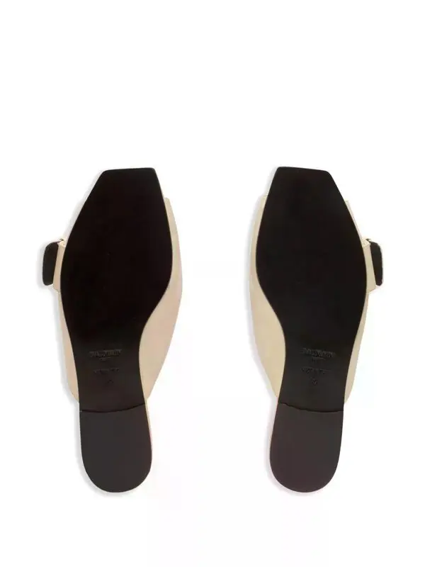 Balmain Anthem Leather Sandals