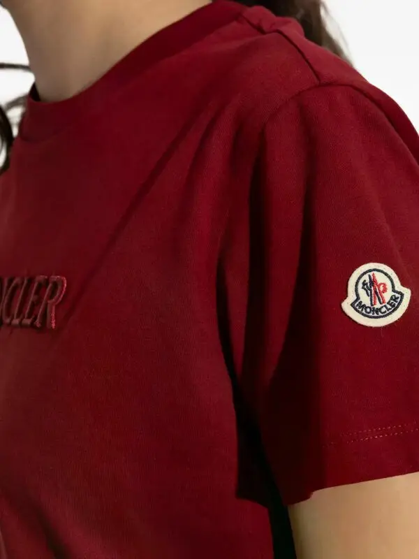 Moncler Logo-embroidered T-shirt