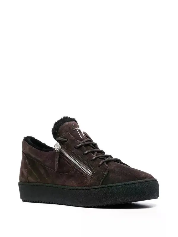 GIUSEPPE ZANOTTI May Lond Low-top Sneakers - Brown
