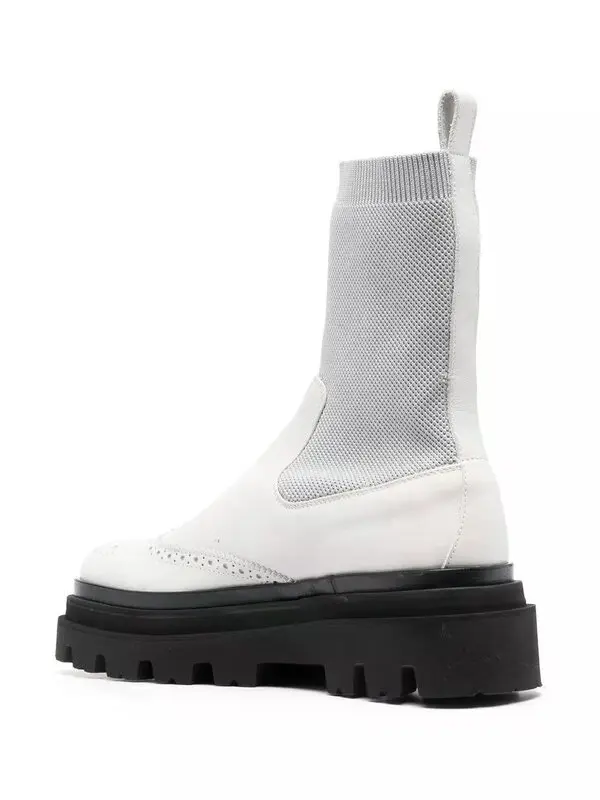 Eleventy Leather Ankle Boots