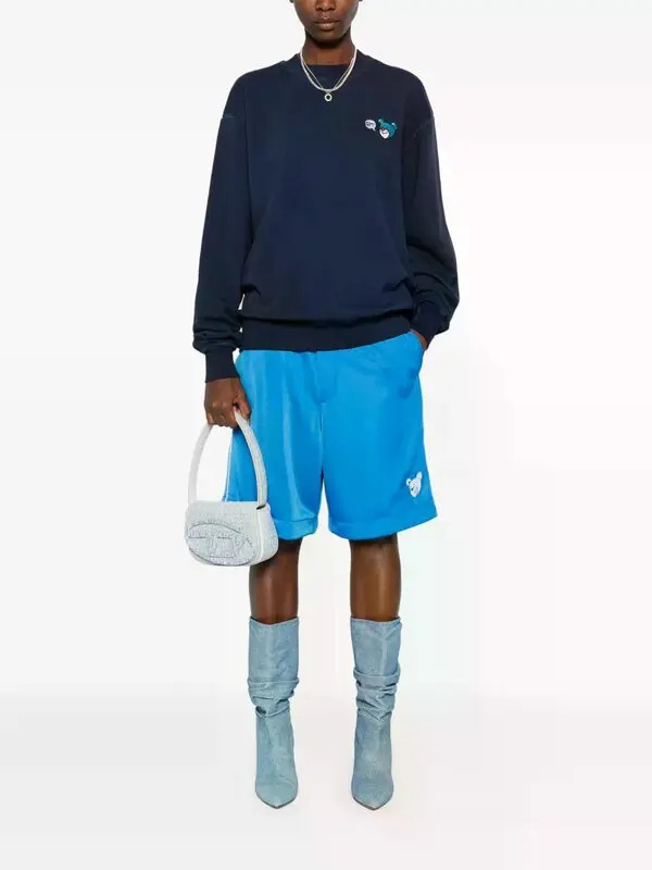 INBETWEENERS Logo-embroidered Sweatshirt - Blue