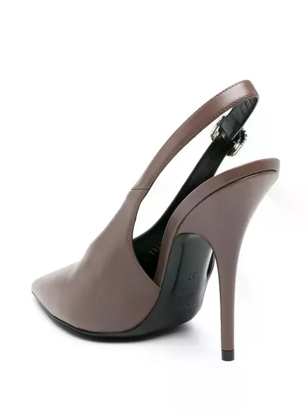 Saint Laurent Yasmeen 125mm Slingback Pumps - Brown