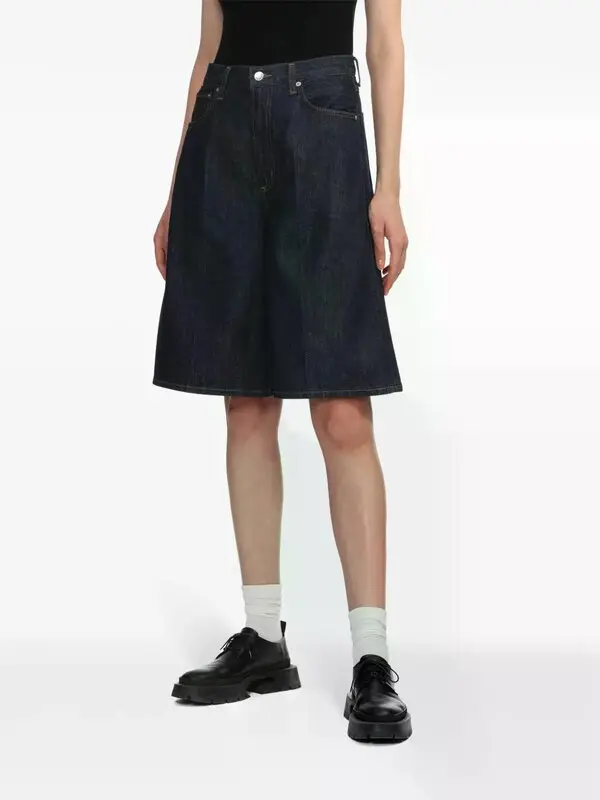 AGOLDE Nolan Pleated Denim Shorts
