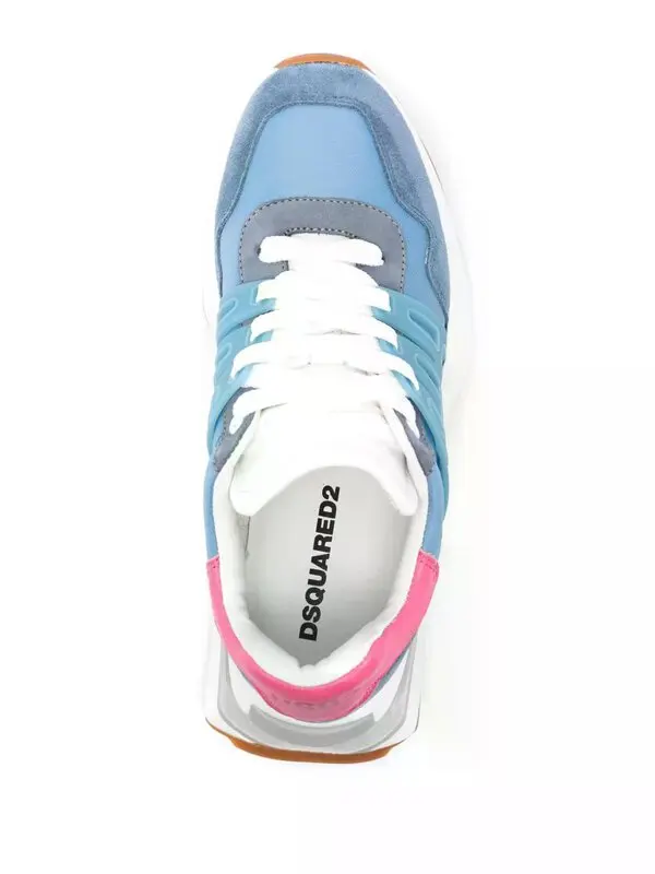 Dsquared2 Slash Leather Sneakers