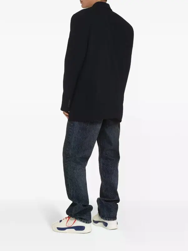 Balenciaga Single-breasted Blazer - Blue