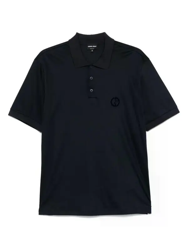 Giorgio Armani Logo-embossed Polo Shirt