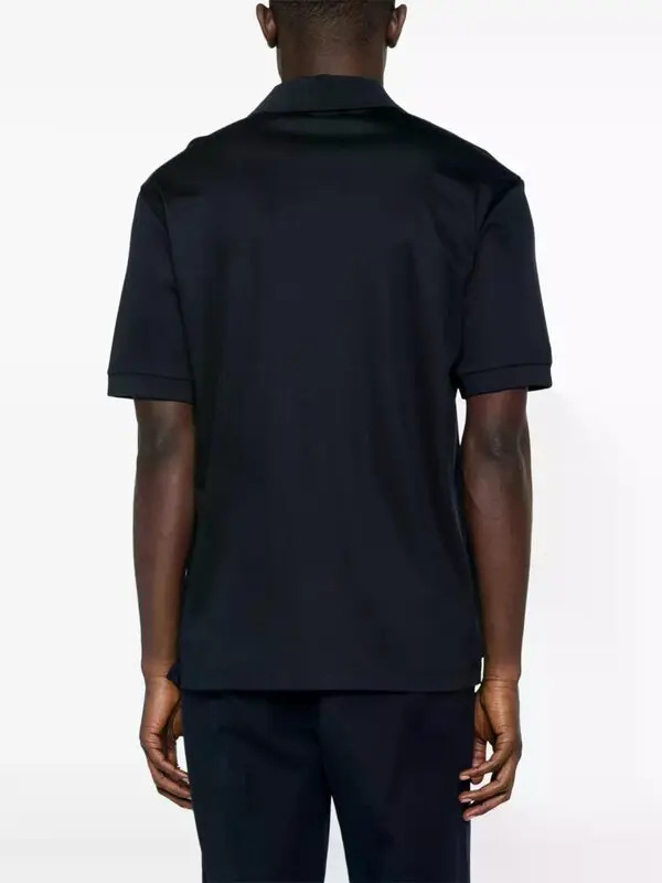 Giorgio Armani Logo-embossed Polo Shirt