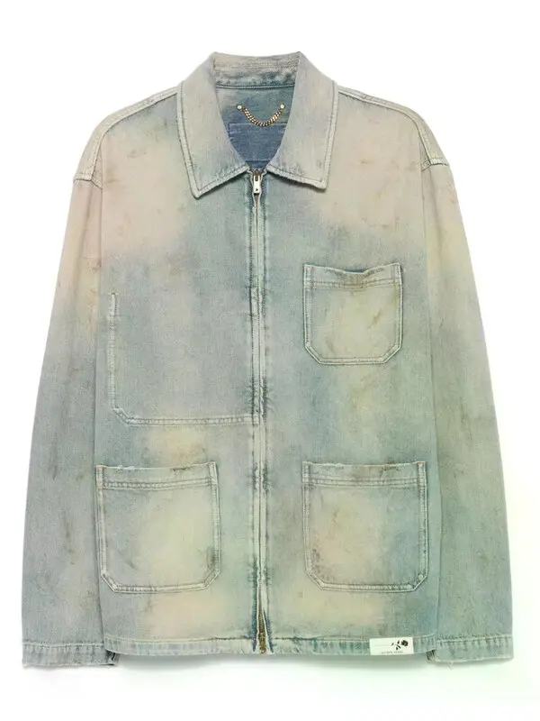 GOLDEN GOOSE Zip-up Denim Jacket