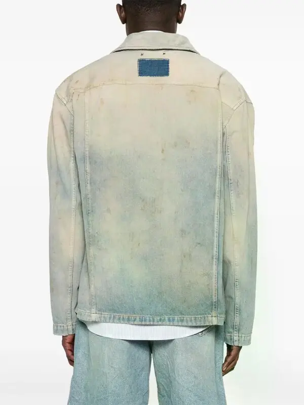 GOLDEN GOOSE Zip-up Denim Jacket