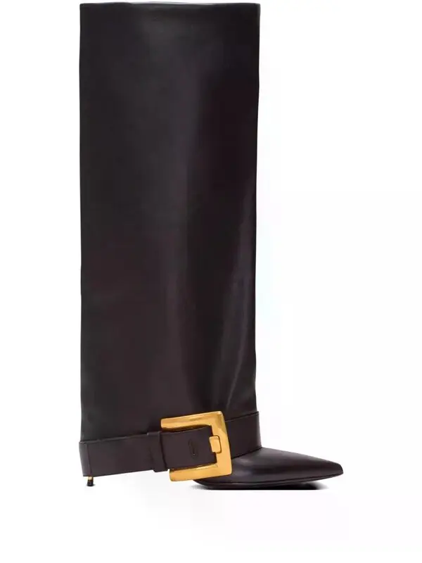 Balmain Anthem Knee-high Stiletto Boots