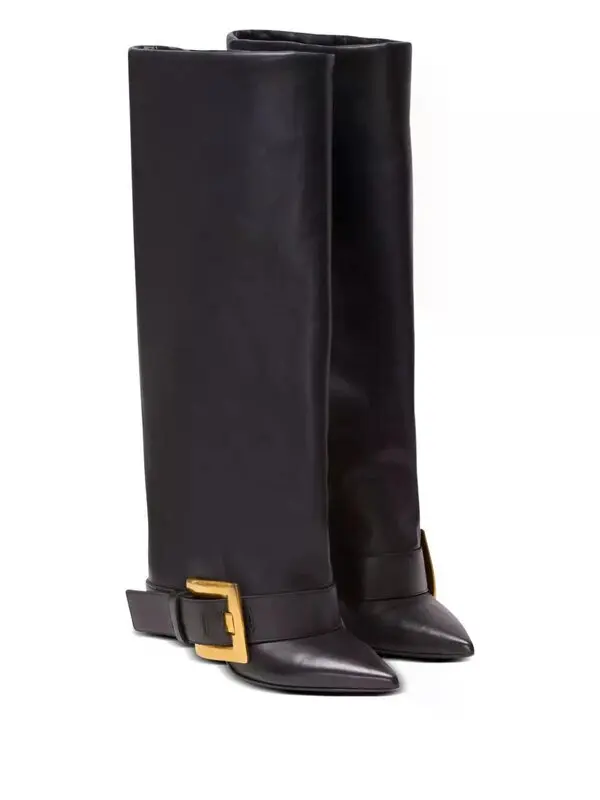 Balmain Anthem Knee-high Stiletto Boots