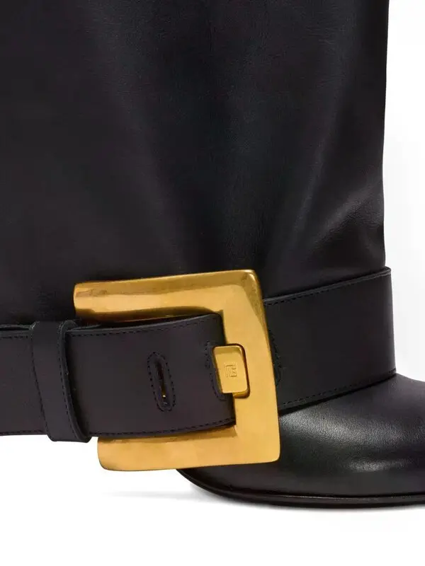 Balmain Anthem Knee-high Stiletto Boots