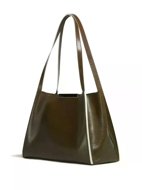 Marni Leather Tote Bag - Brown