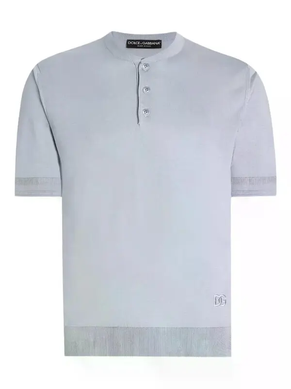 Dolce & Gabbana Silk T-shirt - Blue