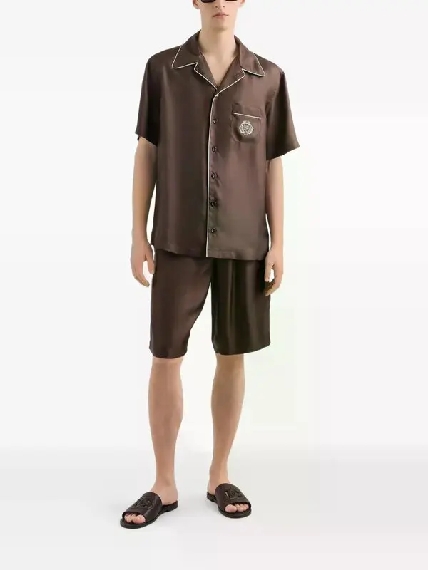 Dolce & Gabbana Collared Short-sleeve Shirt