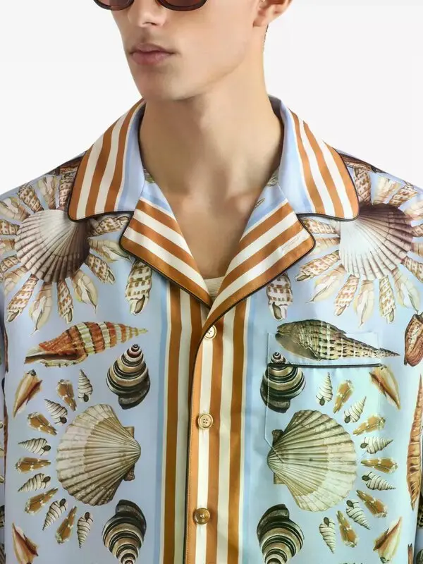 Dolce & Gabbana Shell-print Shirt