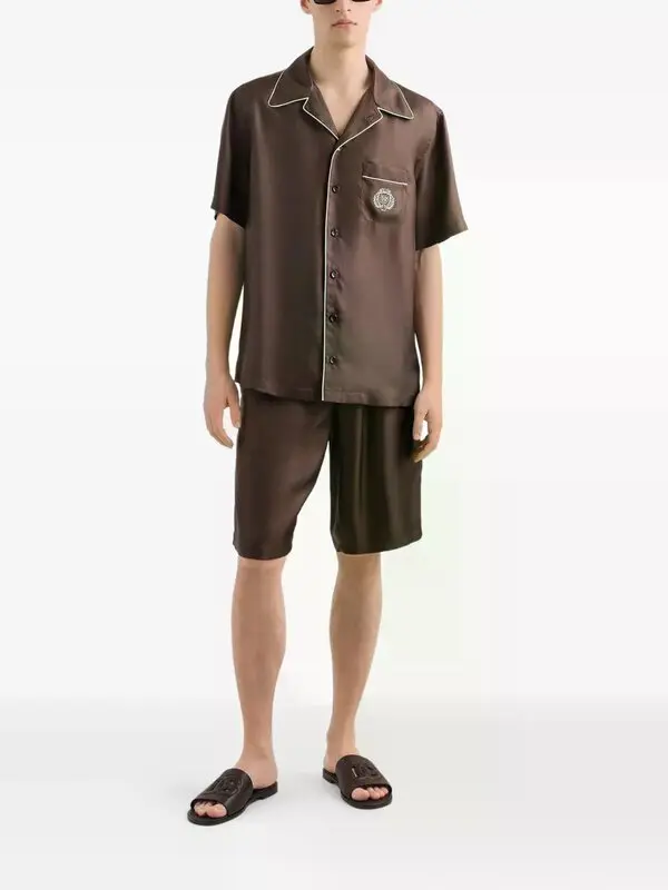Dolce & Gabbana Drawstring-waist Shorts - Brown