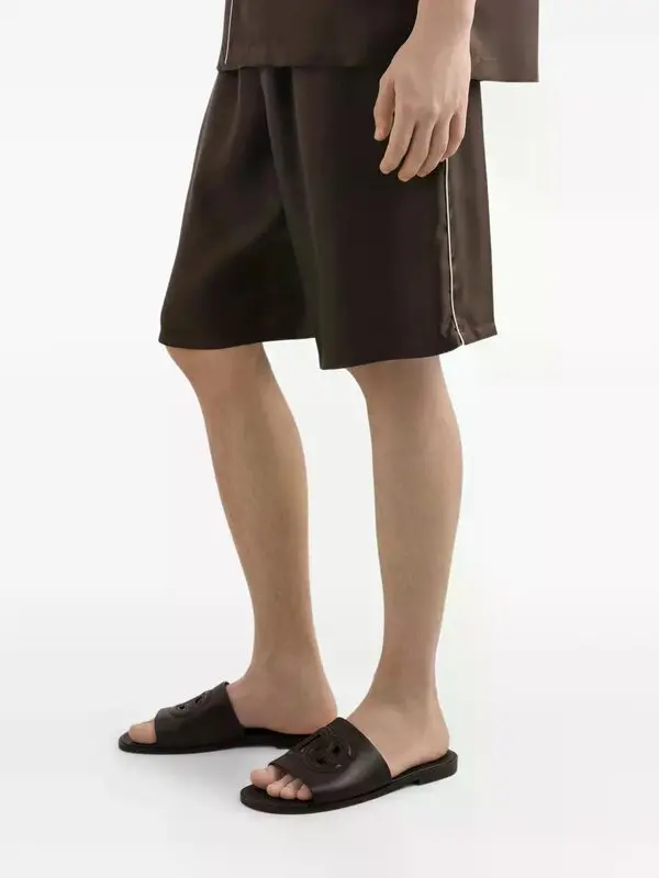 Dolce & Gabbana Drawstring-waist Shorts - Brown