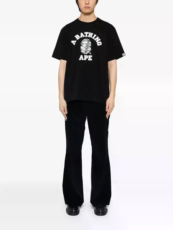 A BATHING APE Logo-printed T-shirt